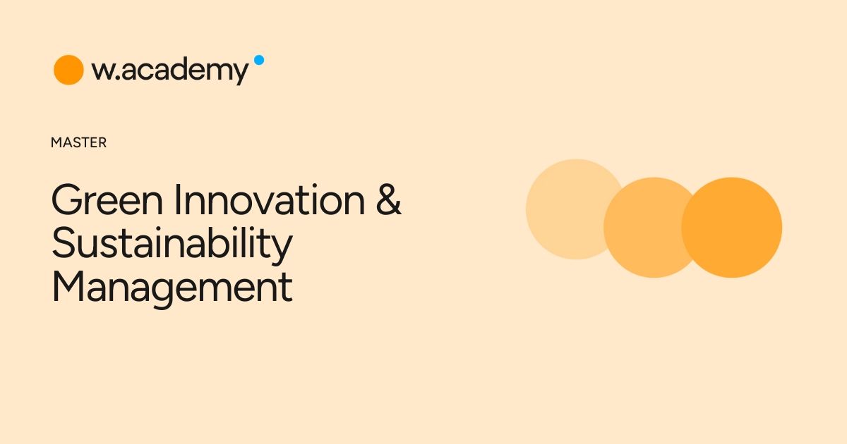 Master Sostenibilità e Green Management Online | w.academy